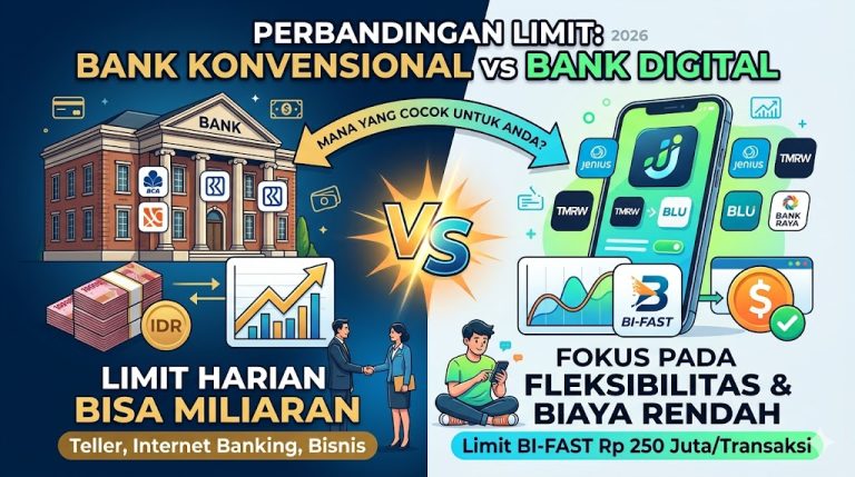 Daftar Limit Transfer Mobile Banking 2026 Lengkap: Dari BCA Sampai Bank ...