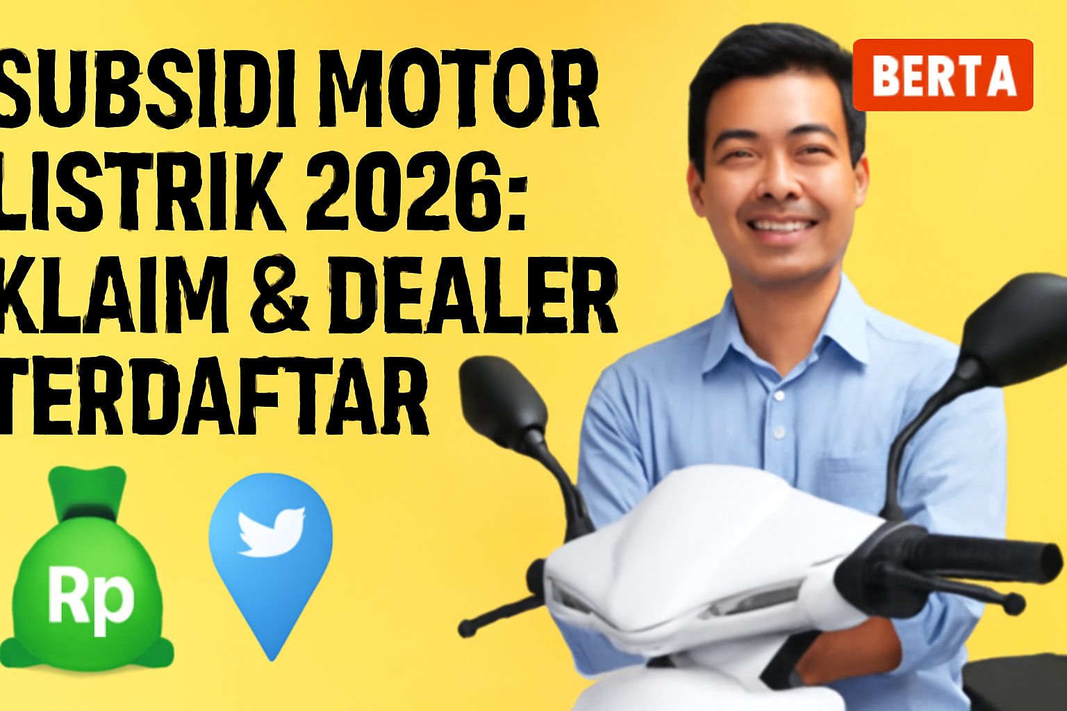 Subsidi Motor Listrik 2026: Klaim & Dealer Terdaftar
