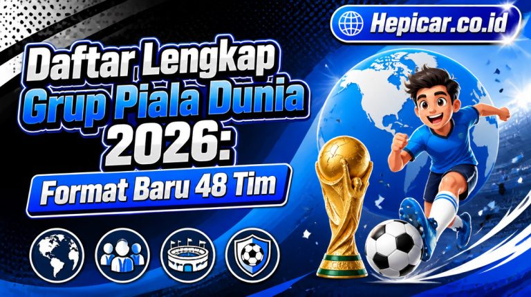 Daftar Lengkap Grup Piala Dunia 2026: Format Baru 48 Tim