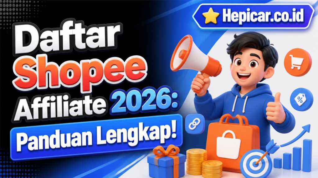 Daftar Shopee Affiliate 2026: Panduan Lengkap!
