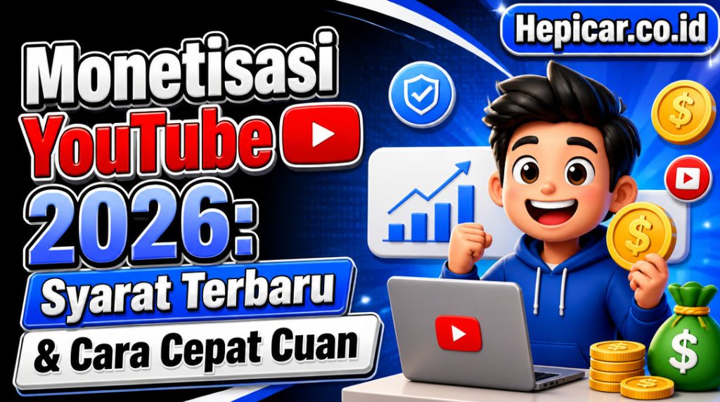 Monetisasi YouTube 2026: Syarat Terbaru & Cara Cepat Cuan